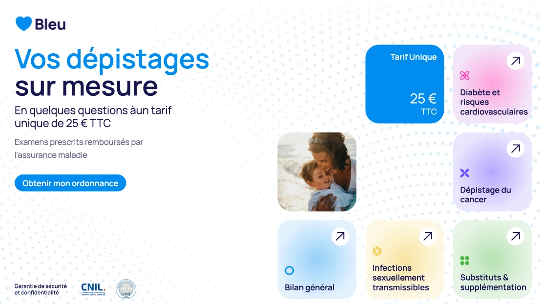 Bleu.care - Votre partenaire de dépistage sur mesure